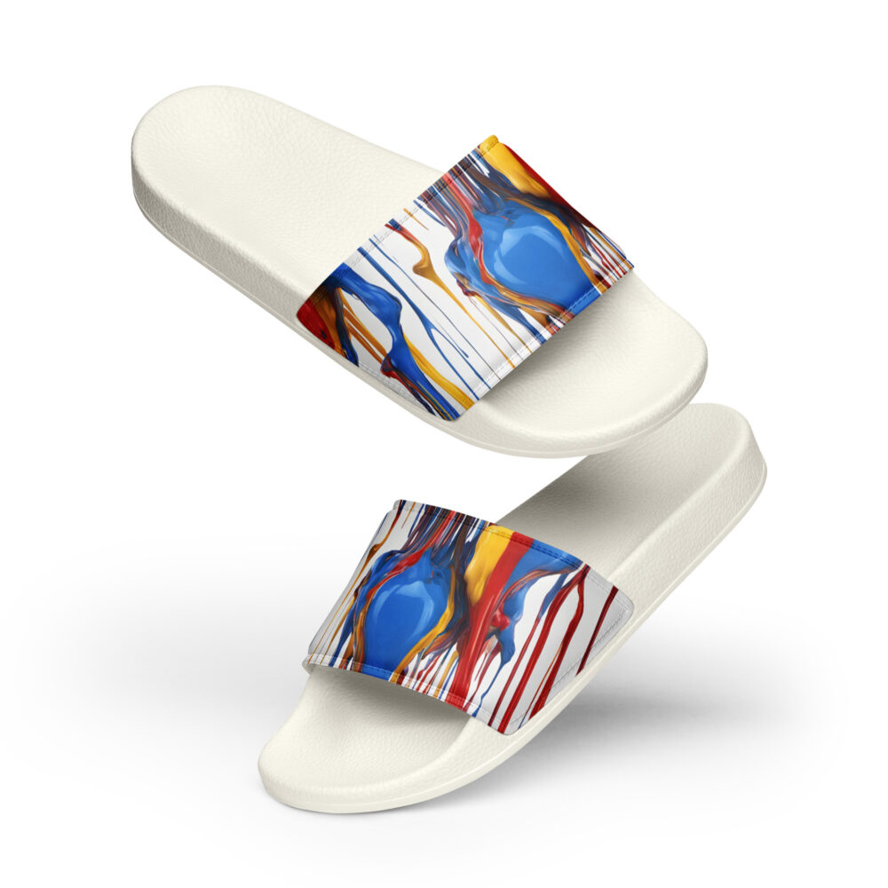 The Paint Drip Slides - The Art Concierge Clothing