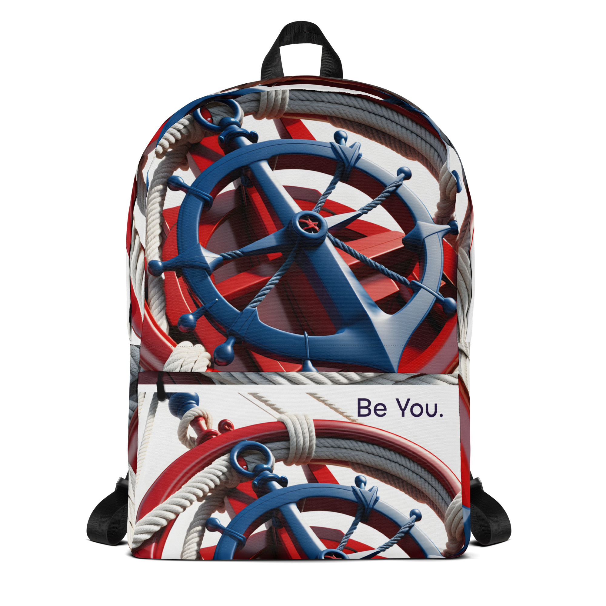 The Blue Anchor Backpack - The Art Concierge Clothing