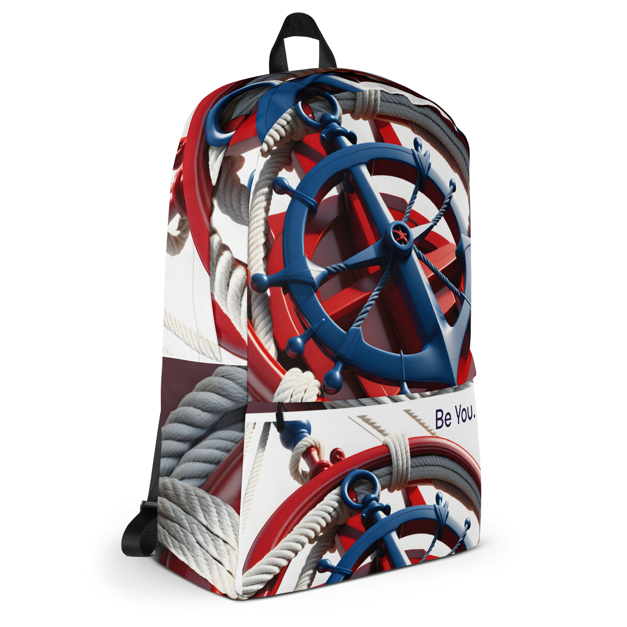 The Blue Anchor Backpack - The Art Concierge Clothing